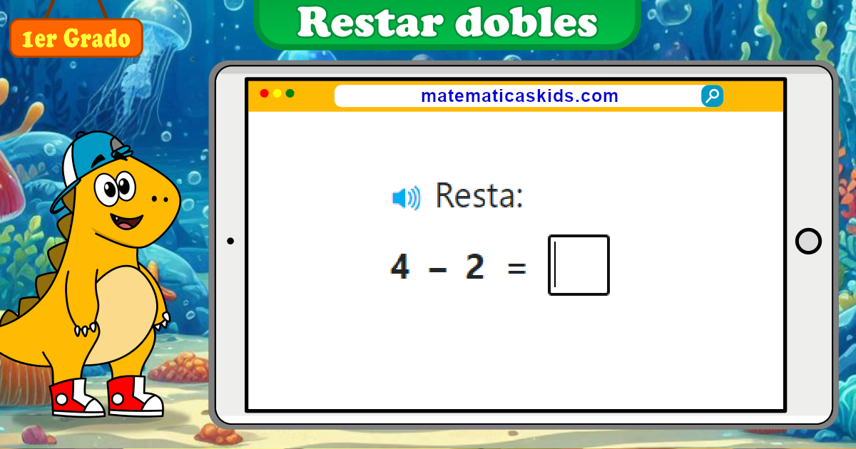 Resta en primer grado | Ejercicios de matemáticas